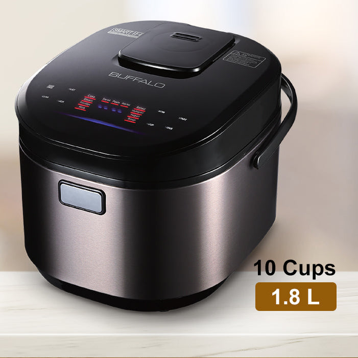 Buffalo 10-cup Rice Cooker with Stainless Steel Bowl – Home Tech Plus